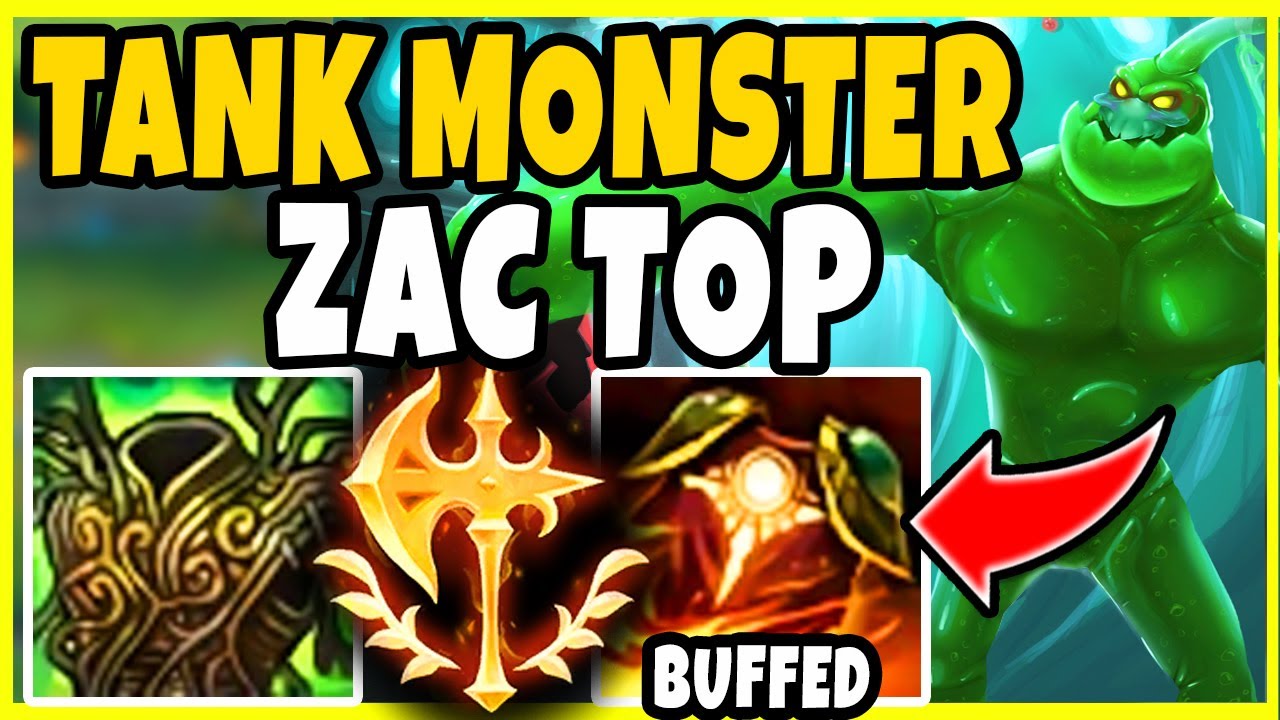 SUPER TANK ZAC TOP! THESE SUNFIRE CAPE CHANGES MAKE HIM OP! - League of ...