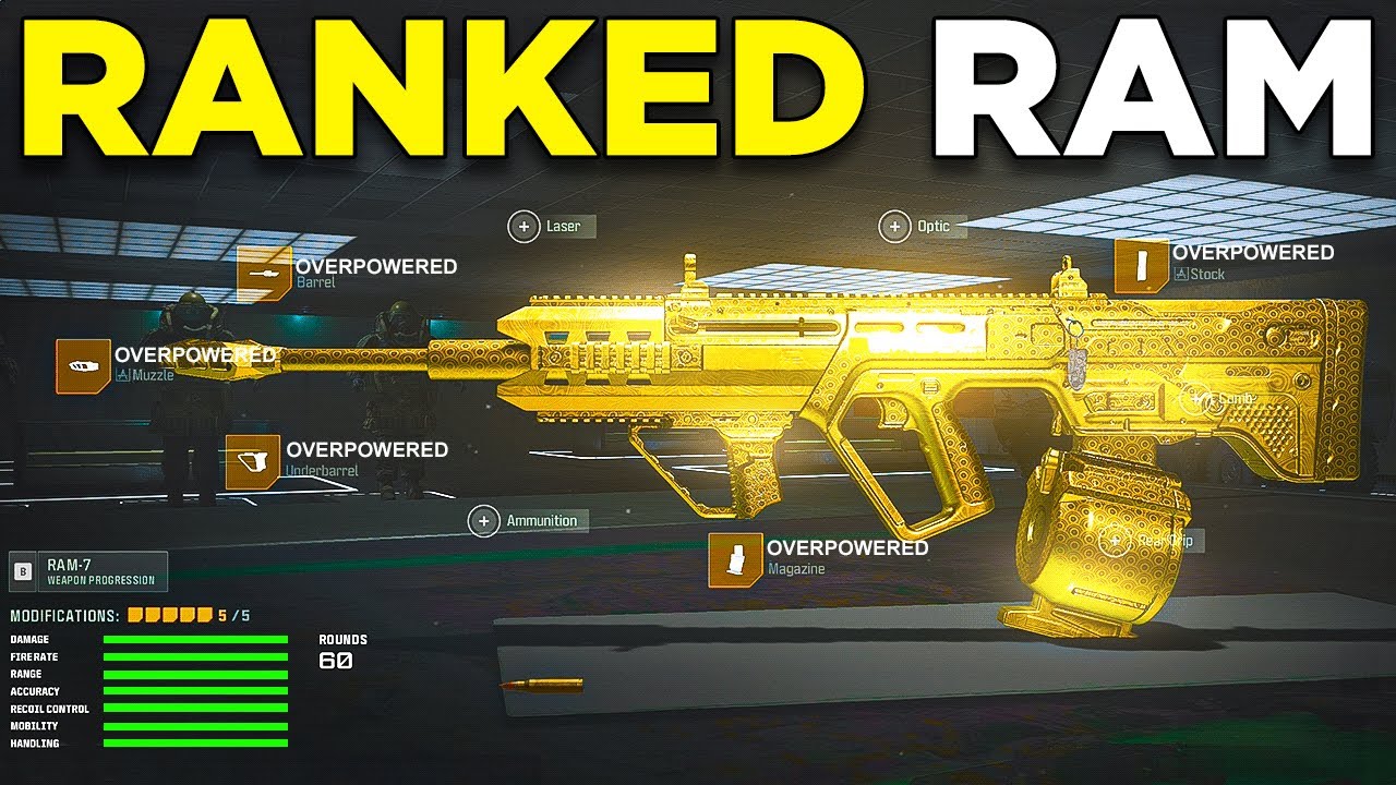 *NEW* RANKED RAM 7 Loadout is BROKEN in WARZONE 3! 😍 (Best RAM 7 Class ...