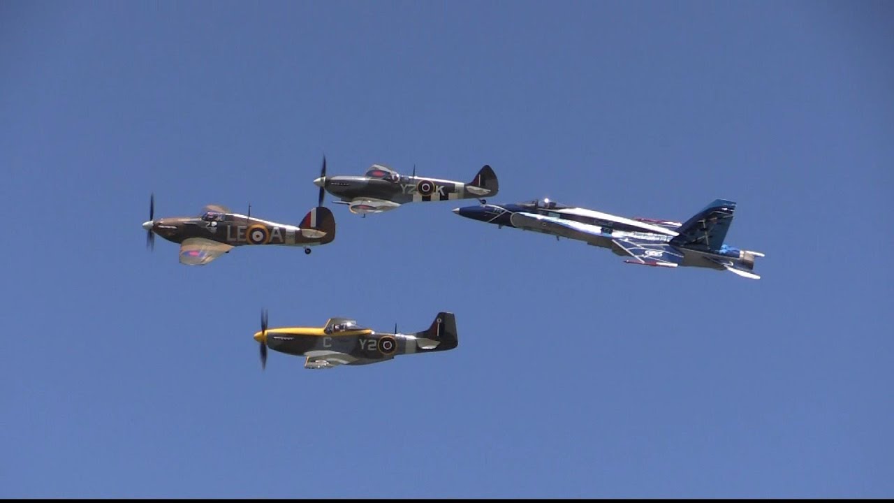 RCAF Heritage Flight - 2024 Quinte International Air Show - YouTube