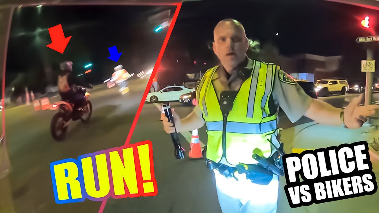 On the Road in 2023 Biker Police Showdowns and High Speed Pursuits ...
