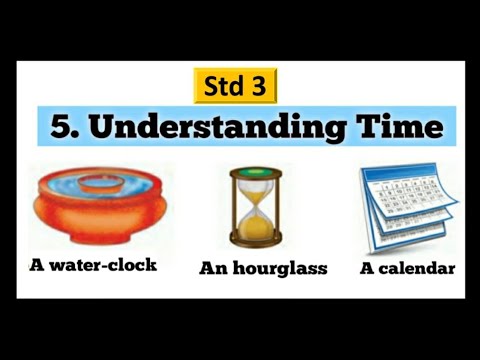 Understanding Time | std 3 | lesson 5 | Environmental Studies | English ...