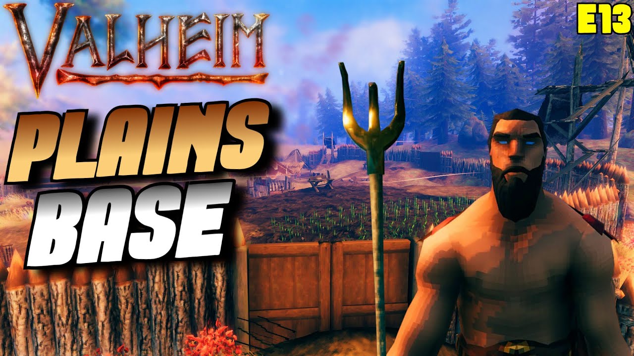 Making A Base In The Plains For Farming(Safe) | Valheim Gameplay/Let's ...
