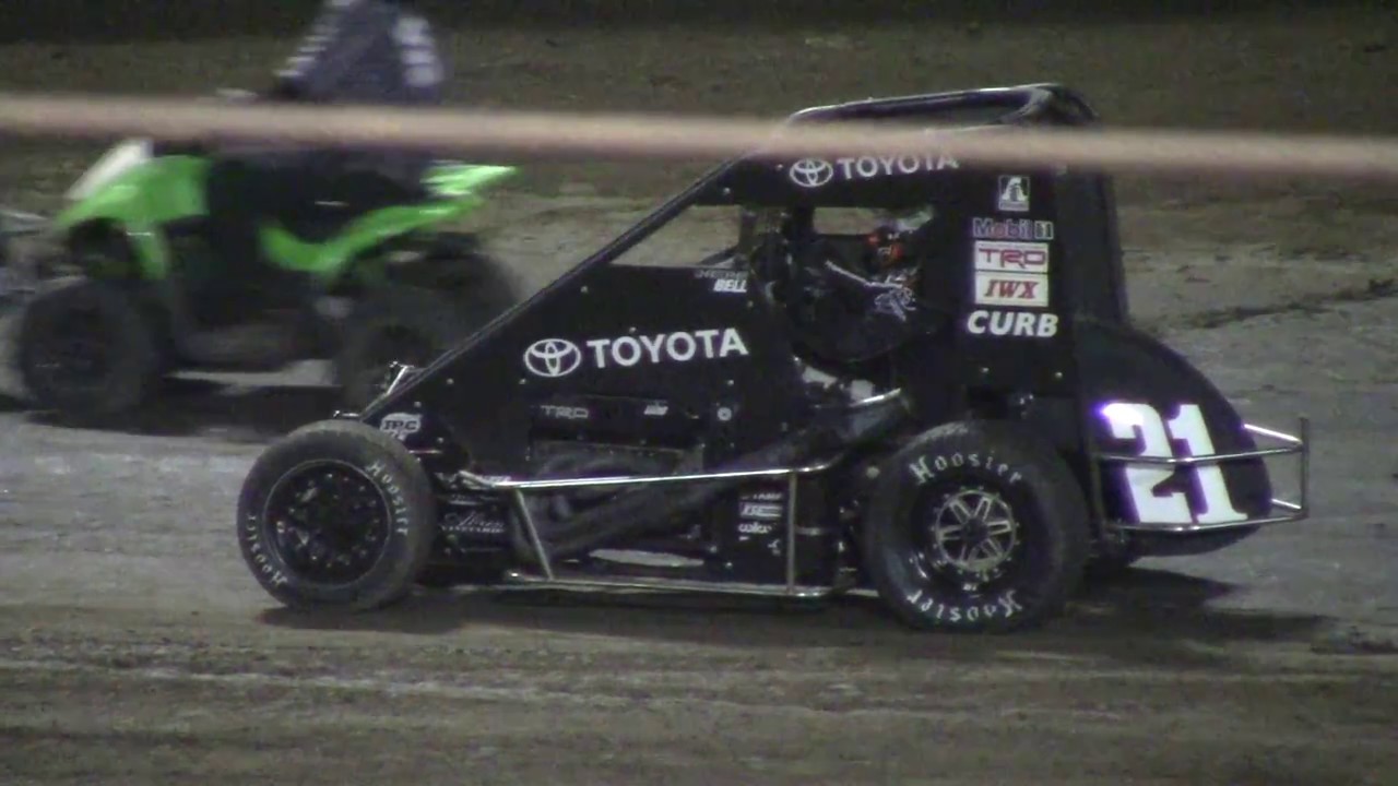 Christopher Bell & Kyle Larson Put on the greatest midget show on Dirt ...