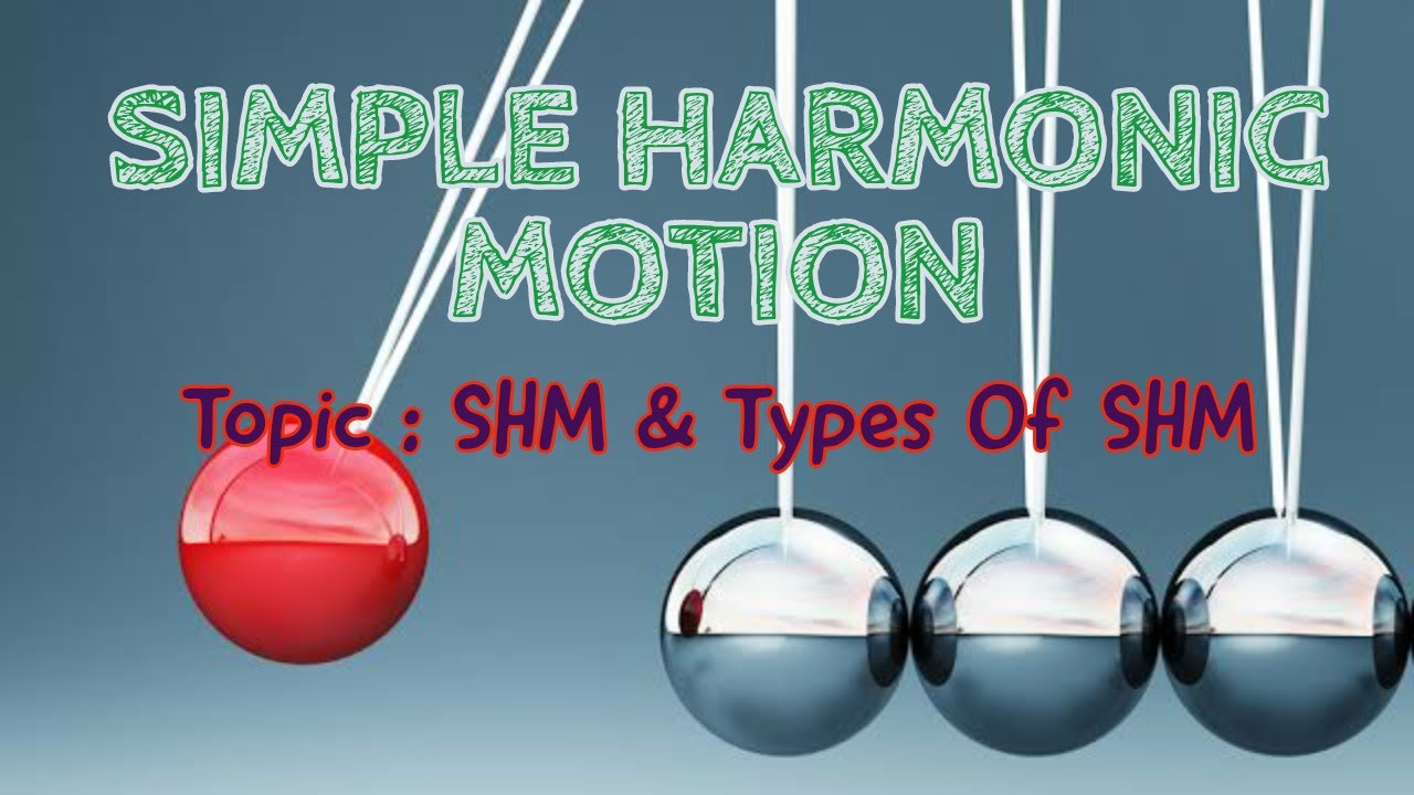 Simple Harmonic Motion -- IIT-JEE * NEET -- SHM & Types's Of SHM - YouTube