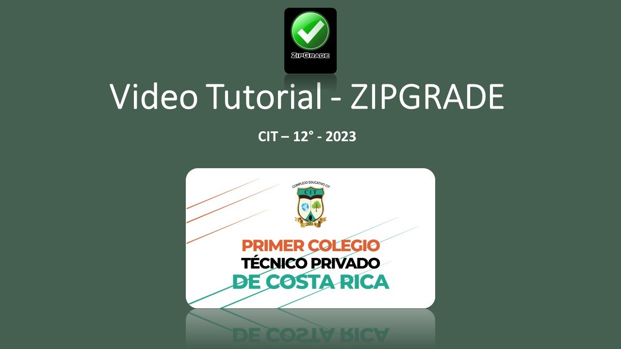 Explicación ZIPGRADE - CIT - YouTube