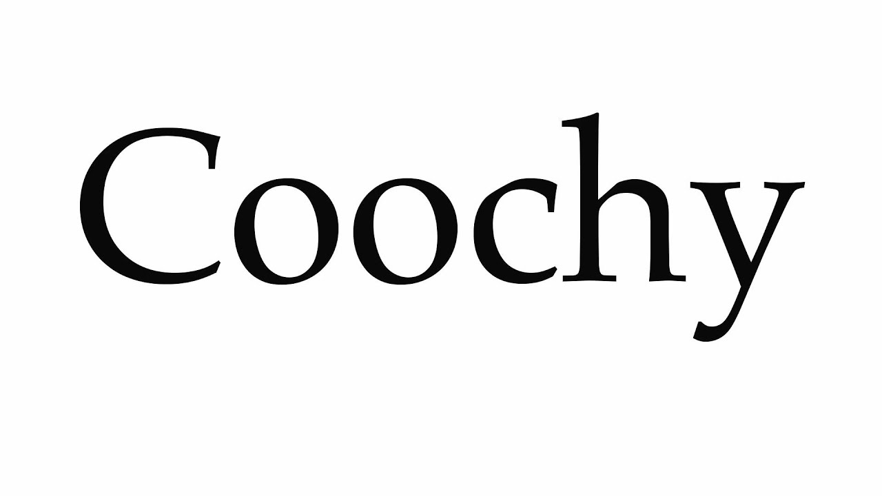 How to Pronounce Coochy - YouTube