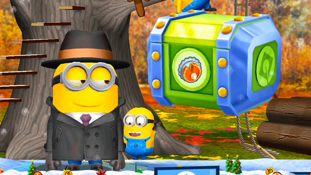 Spy Minion got stage 2 reward in Thanksgiving and Unboxed the chest ...