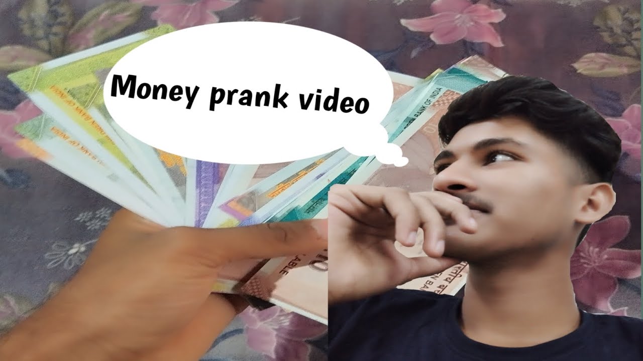 My First Money Prank Video 💸 || @JBRoyalvlogs - YouTube