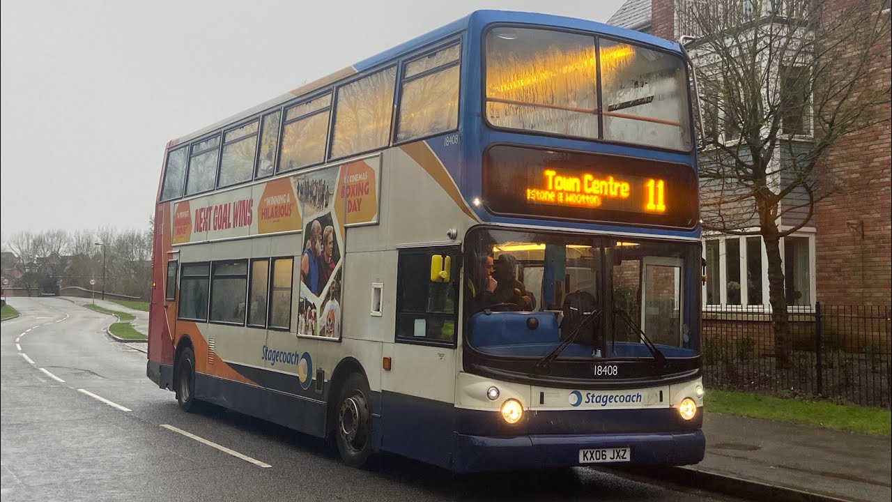 Beast! Stagecoach Midlands 18408 (KJ06 JXZ) Route 11 And 11A From ...