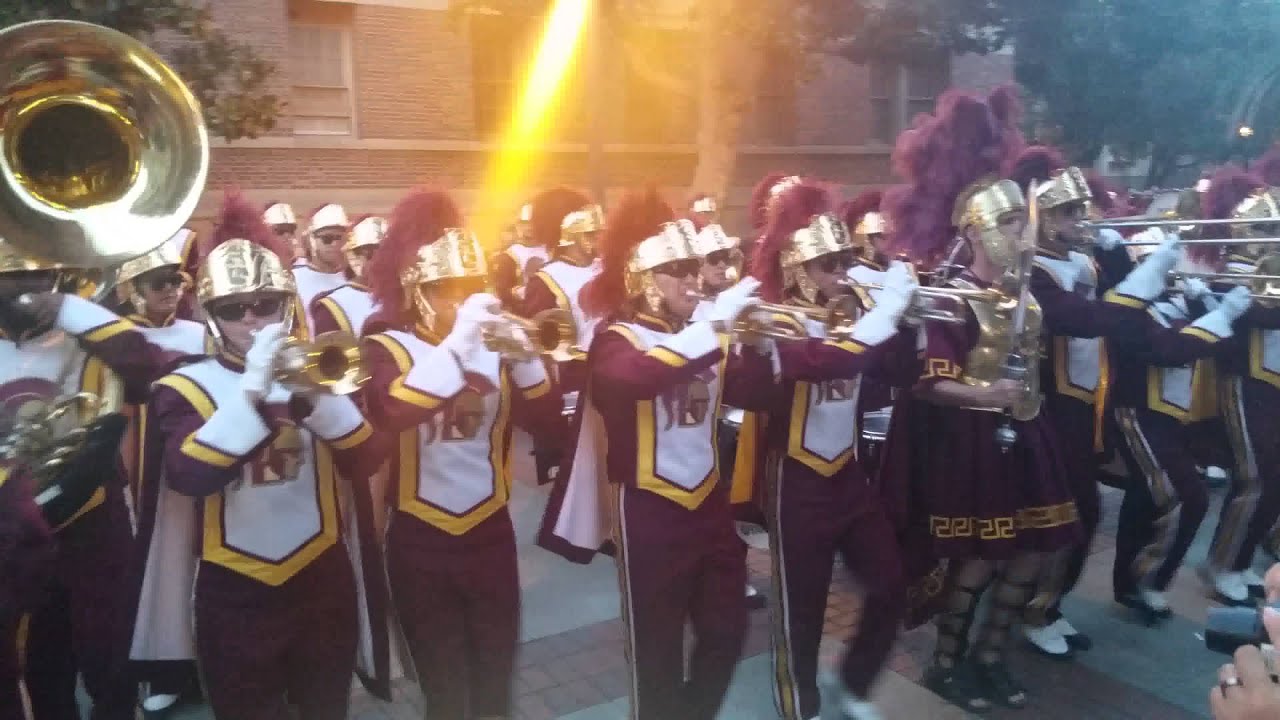 USC Trojans Band Celebrates Seniors Part3 November 29 2014 11-29-14 ...