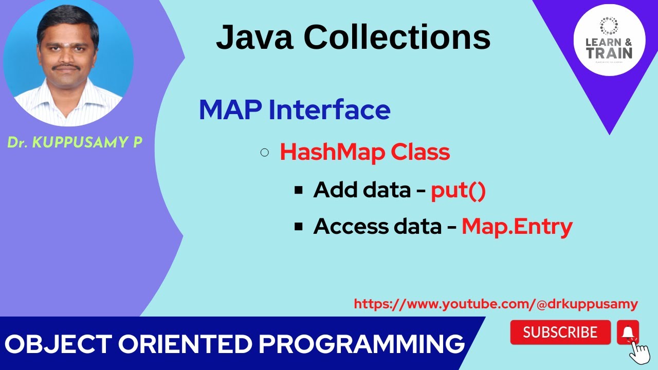 69 Hashmap Class Implements Map Interface Add And Access Data Youtube