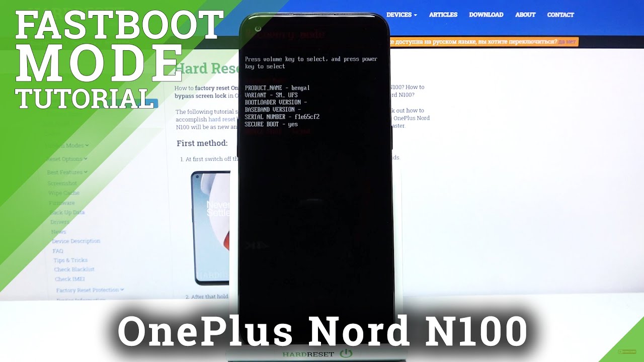 How to Enter Fastboot Mode in OnePlus Nord N100 – Exit Fastboot Mode ...