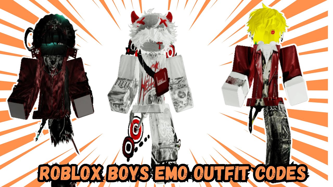 OUTFIT SLENDER EMO For Boy In Brookhaven ID/CODES - Roblox - YouTube