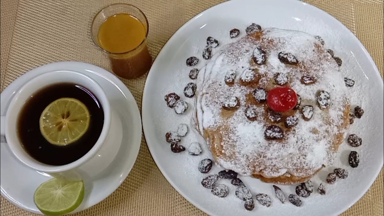 PANCAKE APEL SAOS CARAMEL - YouTube