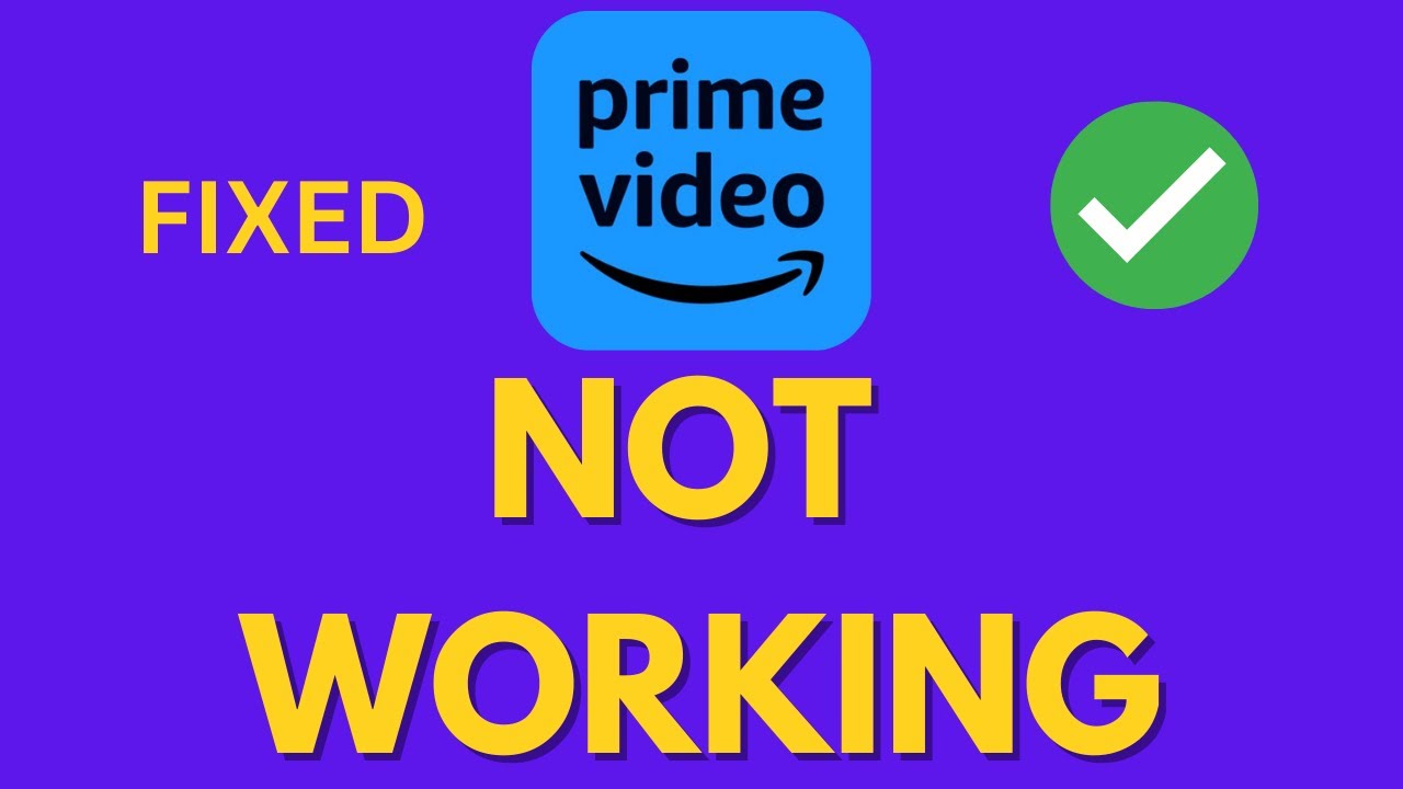 Prime Video App is not working problem fixed - YouTube