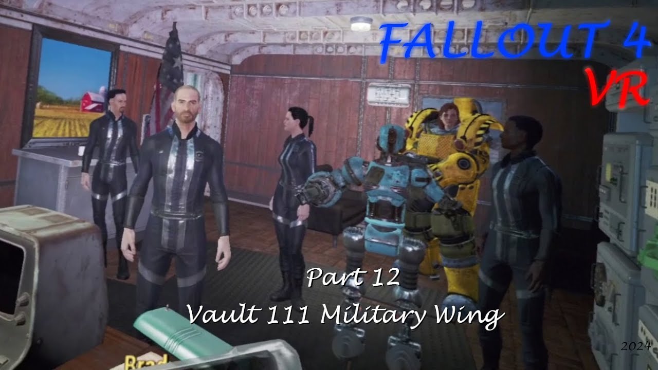 Fallout 4 VR / 130+ Mods / 2024 - Part 12 - Vault 111 Military Wing Mod ...