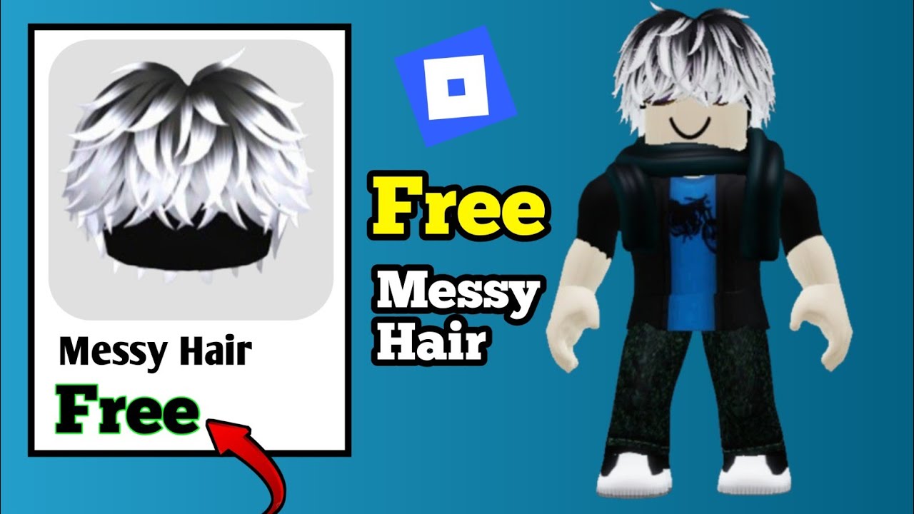 How To Roblox Free Items Messy Hair (2025) | Roblox Free Hair Codes ...