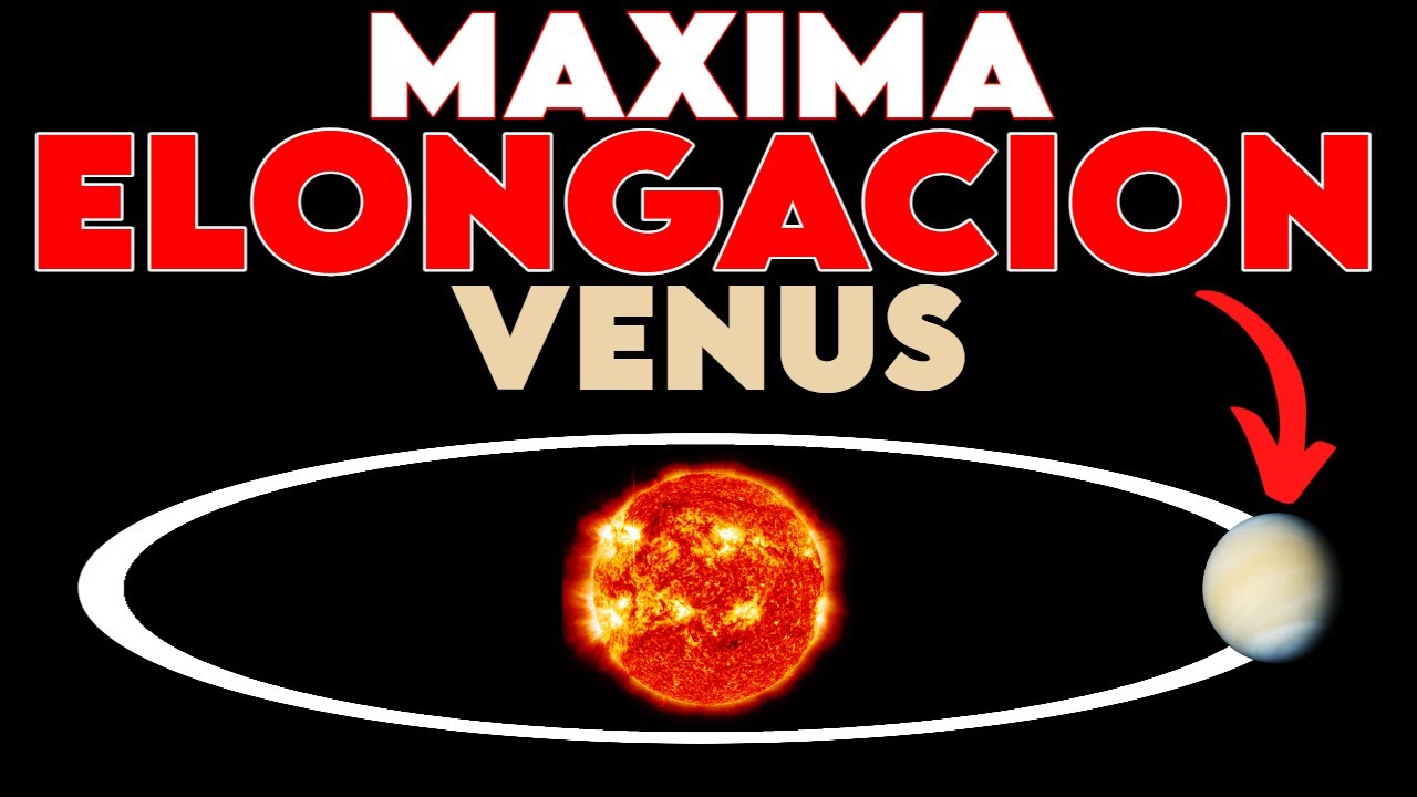 MÁXIMA ELONGACIÓN de VENUS | 11 de ENERO - YouTube