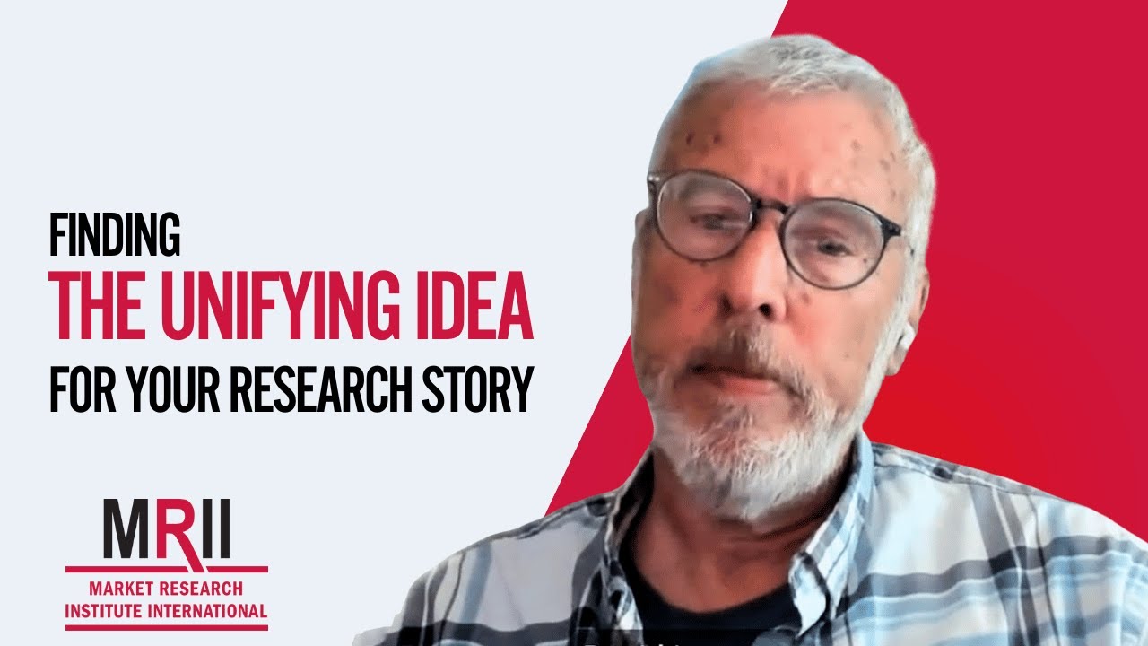 Finding the Unifying Idea for Your Research Story - YouTube