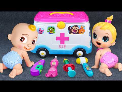 18 Minutes Satisfying with Unboxing Doctor Toys, Ambulance Playset Toys | Toys ASMR
