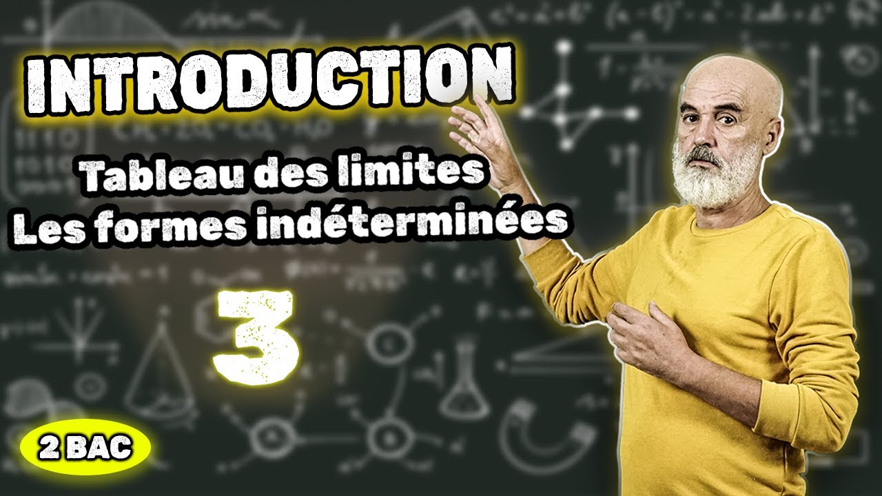 #3 INTRODUCTION: Tableau des limites / Les formes indéterminées - YouTube