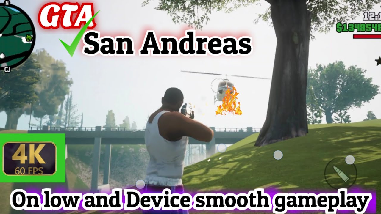 How to install GTA SAN ANDREAS ON LOW & Mobile (HDR) Graphics Mod ...