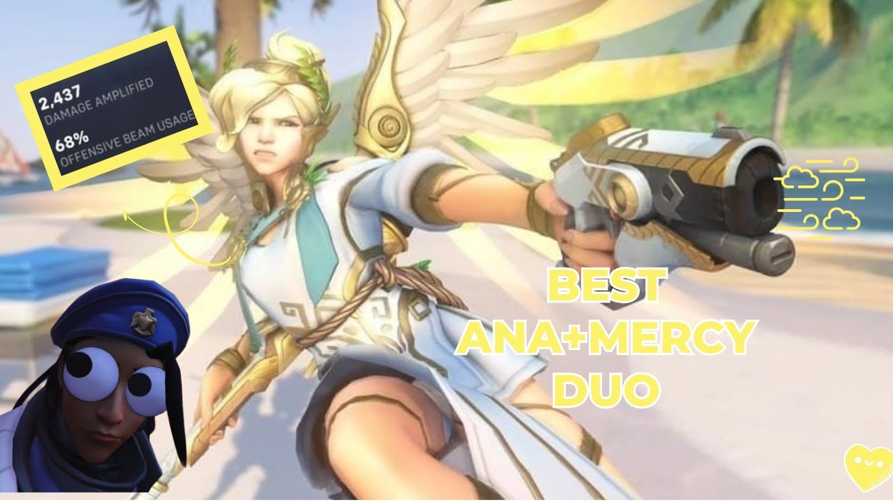 this ana was so cute˚ʚ♡ɞ˚[console mercy gameplay]-Overwatch 2 - YouTube