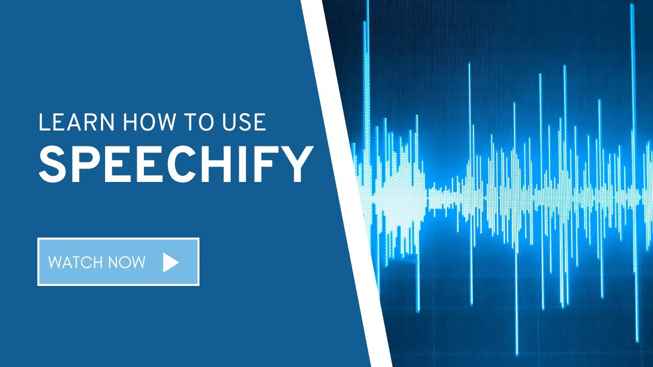 How to Use Speechify - YouTube
