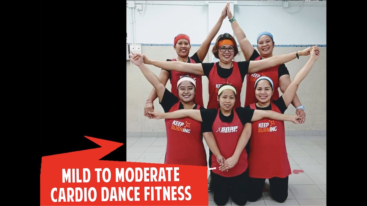 Mild to Moderate Cardio Dance Fitness - YouTube