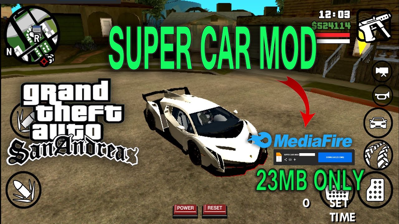 GTA SA SUPER CAR MOD DOWNLOAD | MEDIA FIRE LINK | SUPER CAR MOD FOR GTA ...