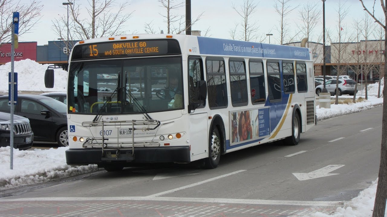 Oakville Transit: 2006 New Flyer D40LFR 6107 - RETIRED - YouTube