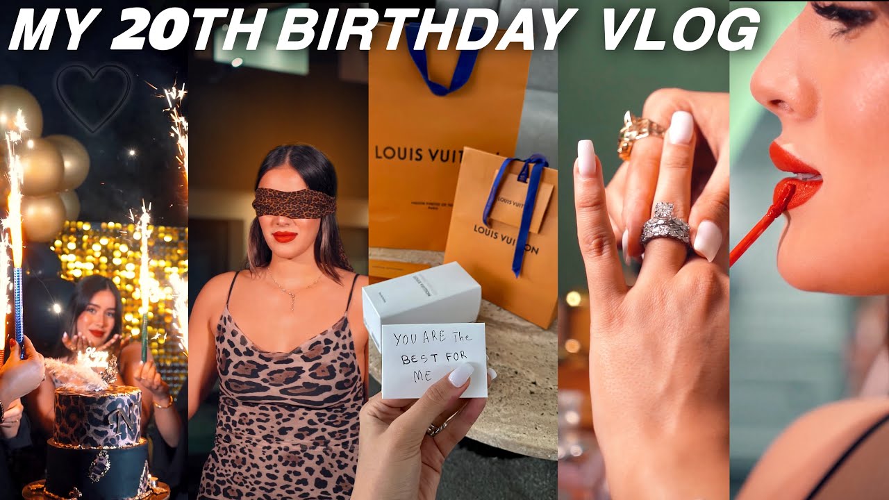 The 20th Birthday Vlog 🎂🎉 مفاجأة عيد ميلادي♥️امنيتي للسنة الجديدة🥺شاركت معاكم الهدايا🎁٠ Youtube