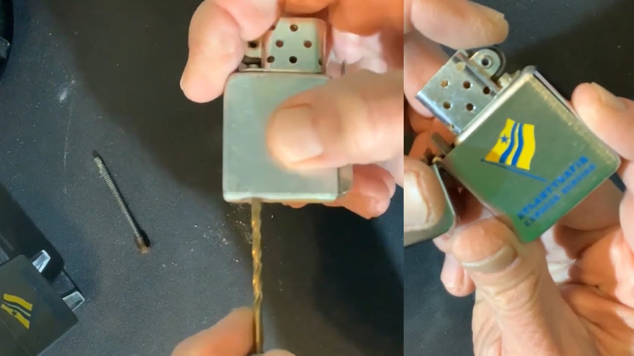 Clearing The Degraded Flint From The Tube & Addressing The Wick In A ...