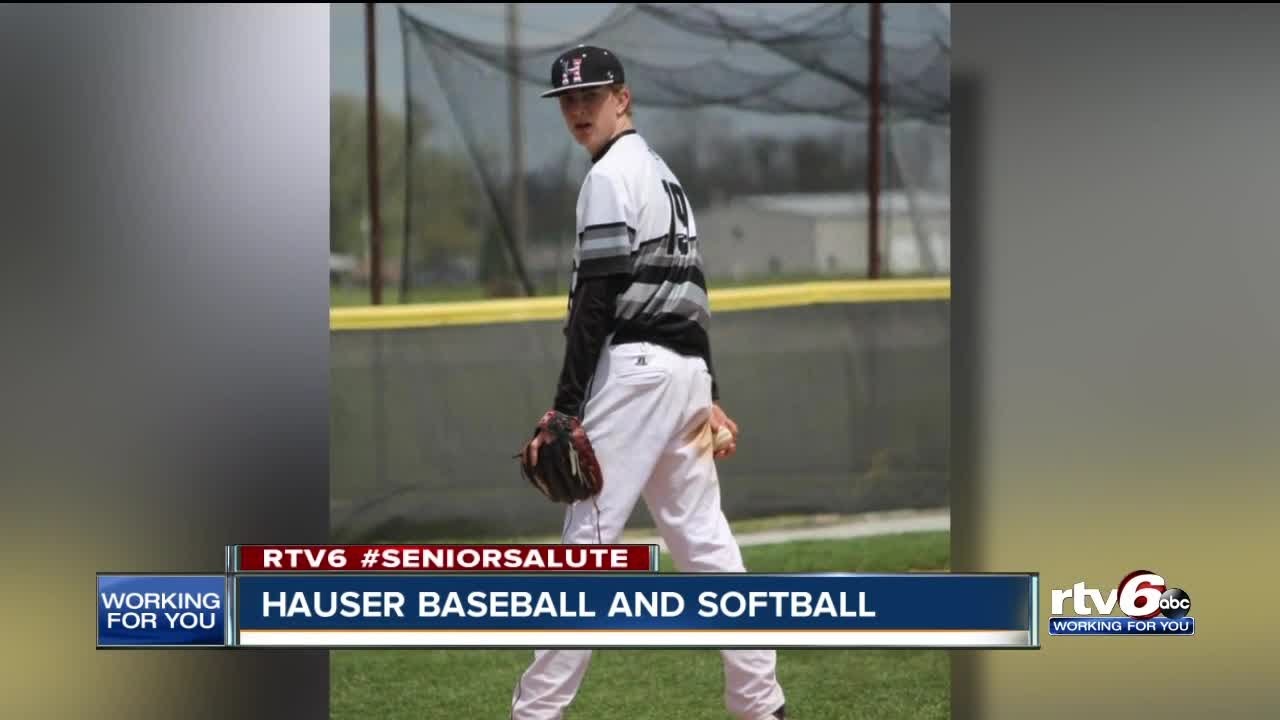 Senior Salute: Hauser baseball and softball - YouTube