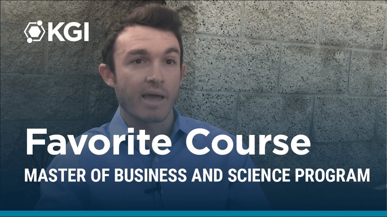 Favorite Course in MBS Program: KGI's Stephen Greco - YouTube