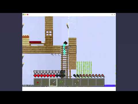 my first gameplay paper minecraft - YouTube