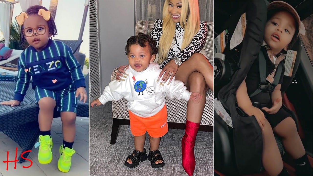 Nicki Minaj Shares Adorable NEW Video of Her Son 'Papa Bear' - YouTube