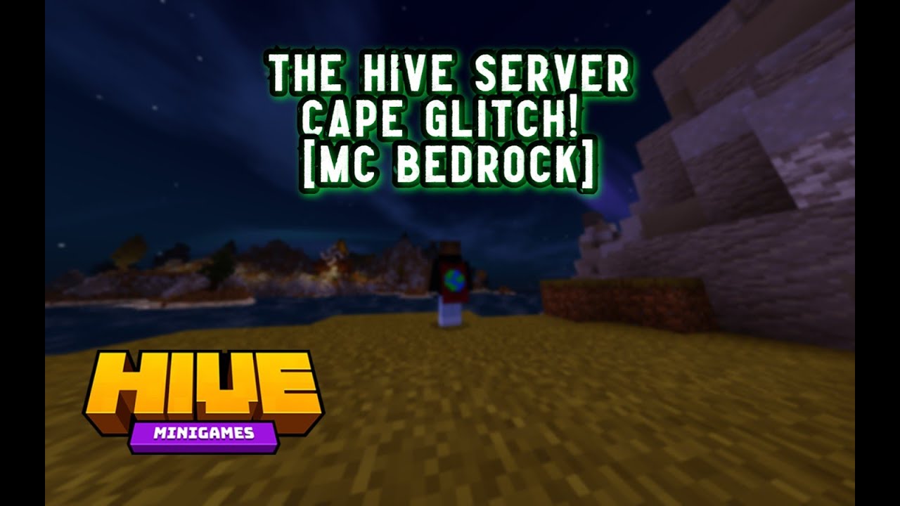 The Hive Server Cape Glitch! [Minecraft Bedrock] - YouTube