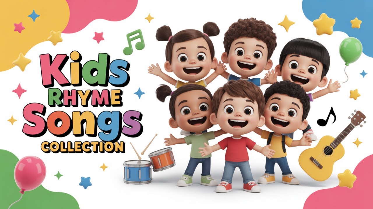 Kids Nursery Rhymes Collection | Fun Songs & Learning Videos for ...