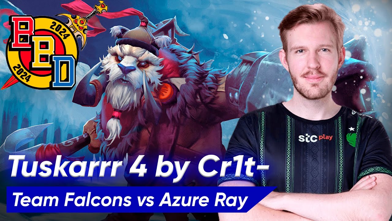 Cr1t TUSK SUPPORT vs Azure Ray | Dota 2 BetBoom Dacha 2024 - YouTube