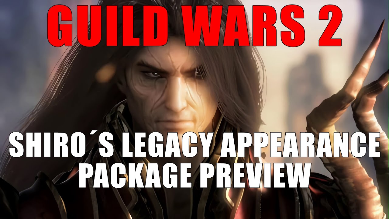 Guild Wars 2 - Shiro's Legacy Appearance Package Preview - YouTube