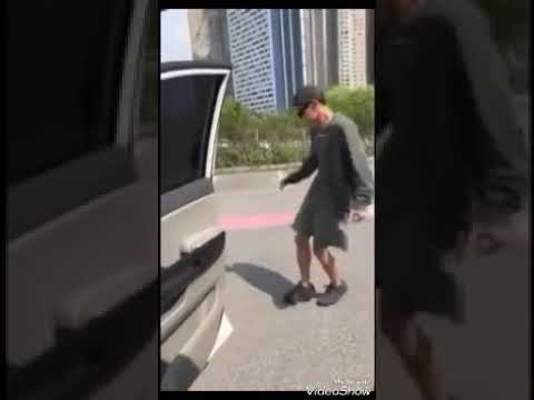 JHope yeni akım araba dansı