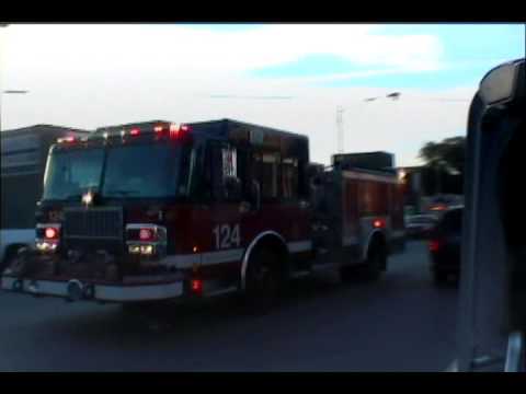 Chicago Fire Department Engine 124 Responding - YouTube
