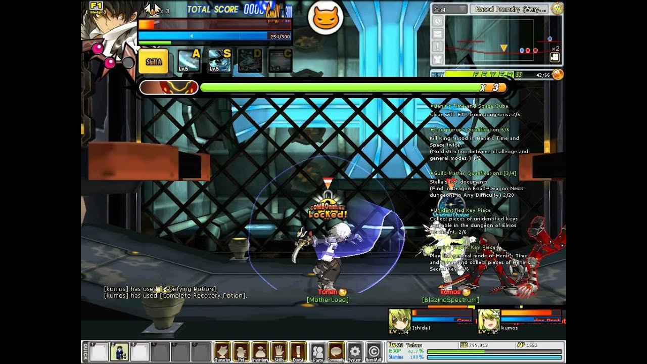 Elsword NA - Raven - Blade Master Gameplay [HD] - YouTube