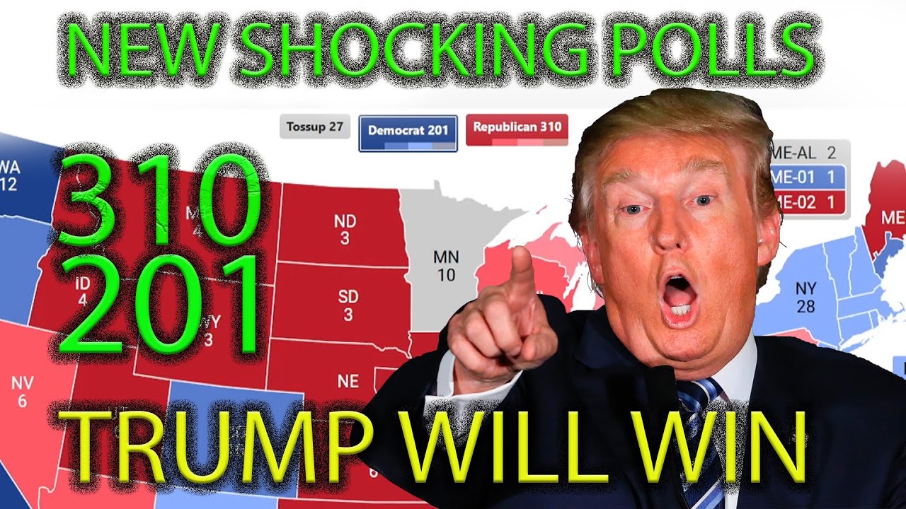 SHOCKING NEW Presidential ELECTION MAP UPDATE 2024 Donald Trump vs ...