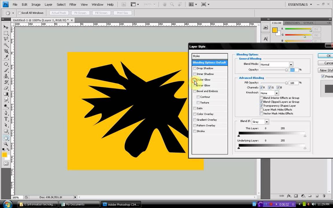 Photoshop CS4 Tutorial for Beginners Lesson 3 - YouTube