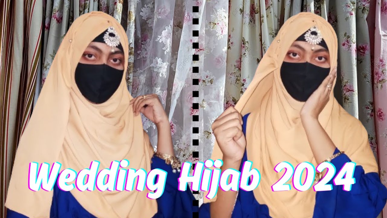 Wedding / Party Hijab Tutorial ।। Winter Hijab ।। Easy Hijab For ...