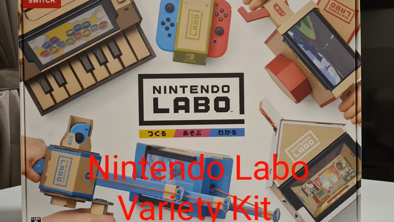 Nintendo Labo Variety Kit Unboxing Part 1. - YouTube
