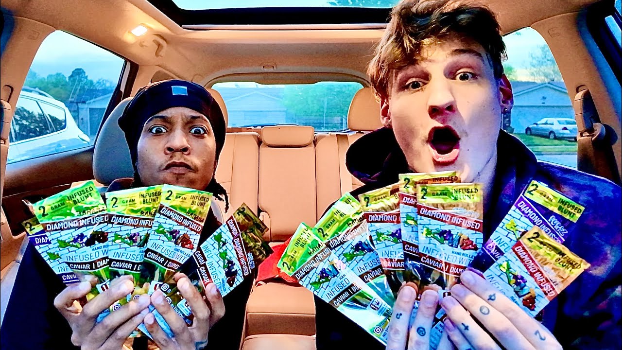 15 DIAMOND INFUSED BLUNT HOTBOX SMOKE SESH!! - YouTube