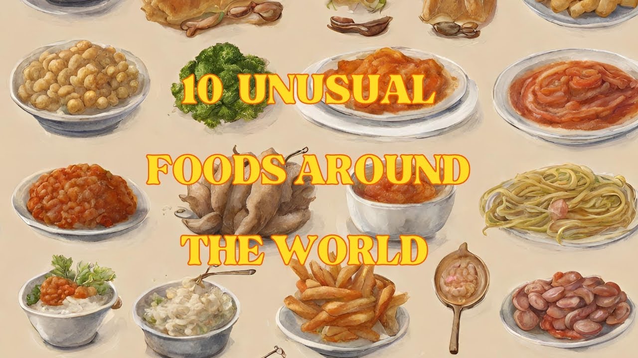 TOP 10 UNUSUAL FOODS from around the world - YouTube